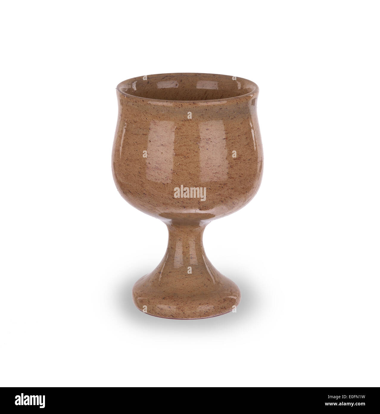 Stone cup for wine or beer, isolated on white Stock Photo - Alamy