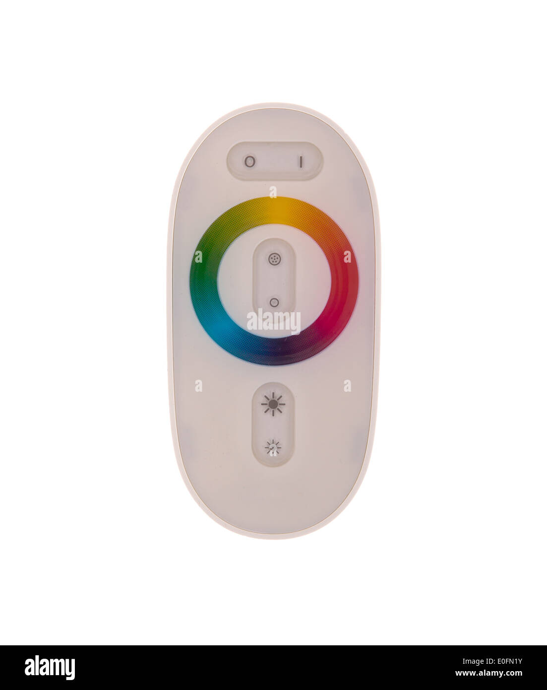 Remote control for LED -lighting, isolated on white Stock Photo - Alamy