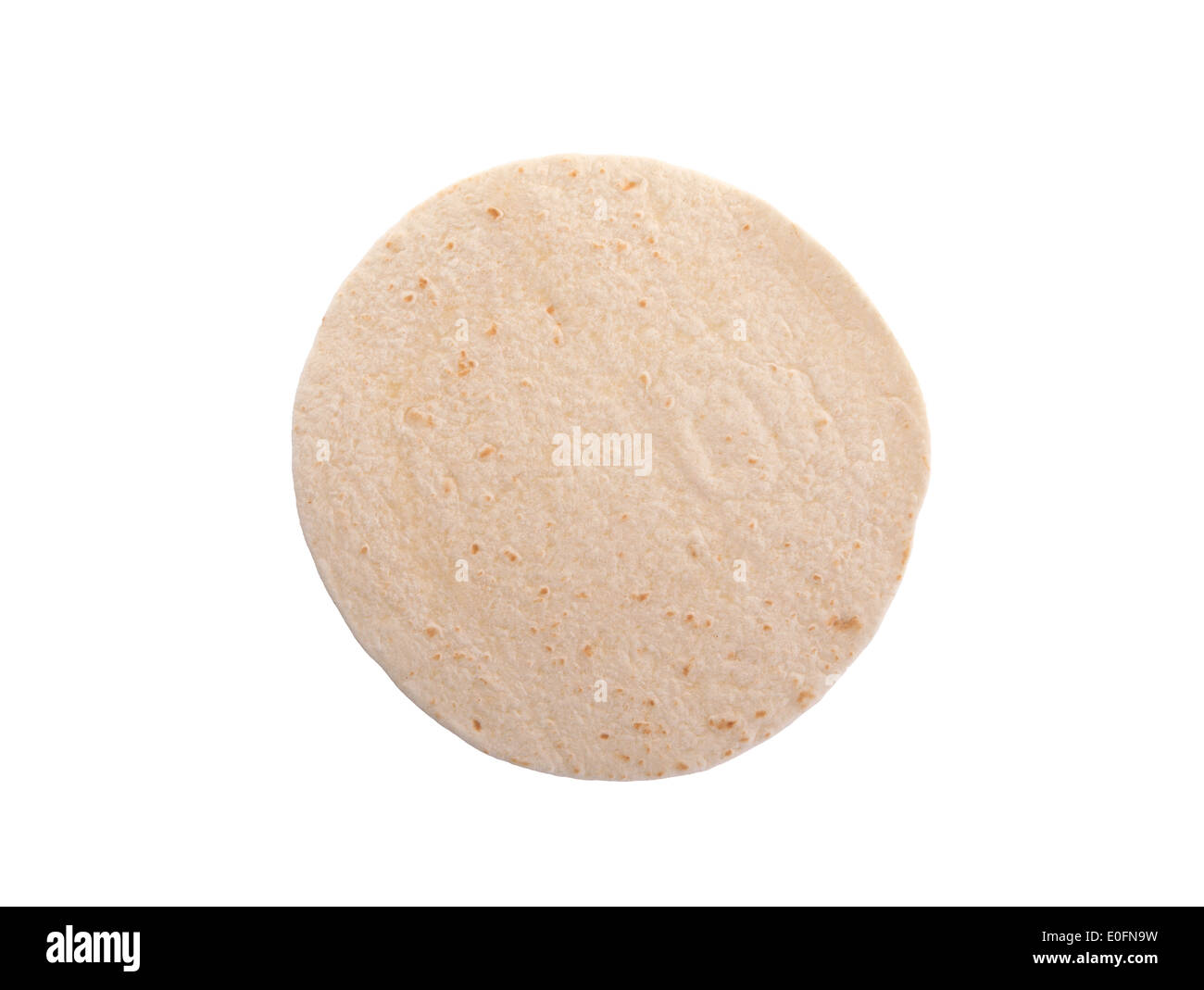 Wheat round tortilla, isolated on white background Stock Photo - Alamy