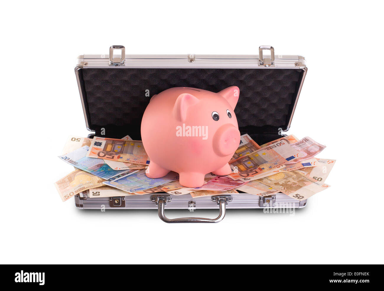 Briefcase with money isolated hi-res stock photography and images - Alamy