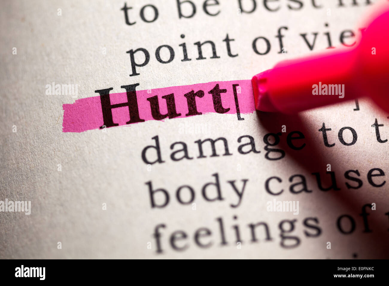 Hurt hi-res stock photography and images - Alamy