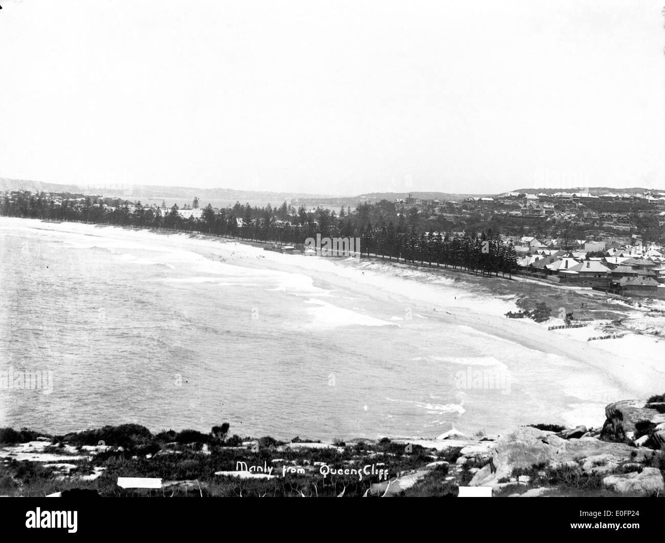 A photograph showing a scenic view of Manly, New South Wales ...