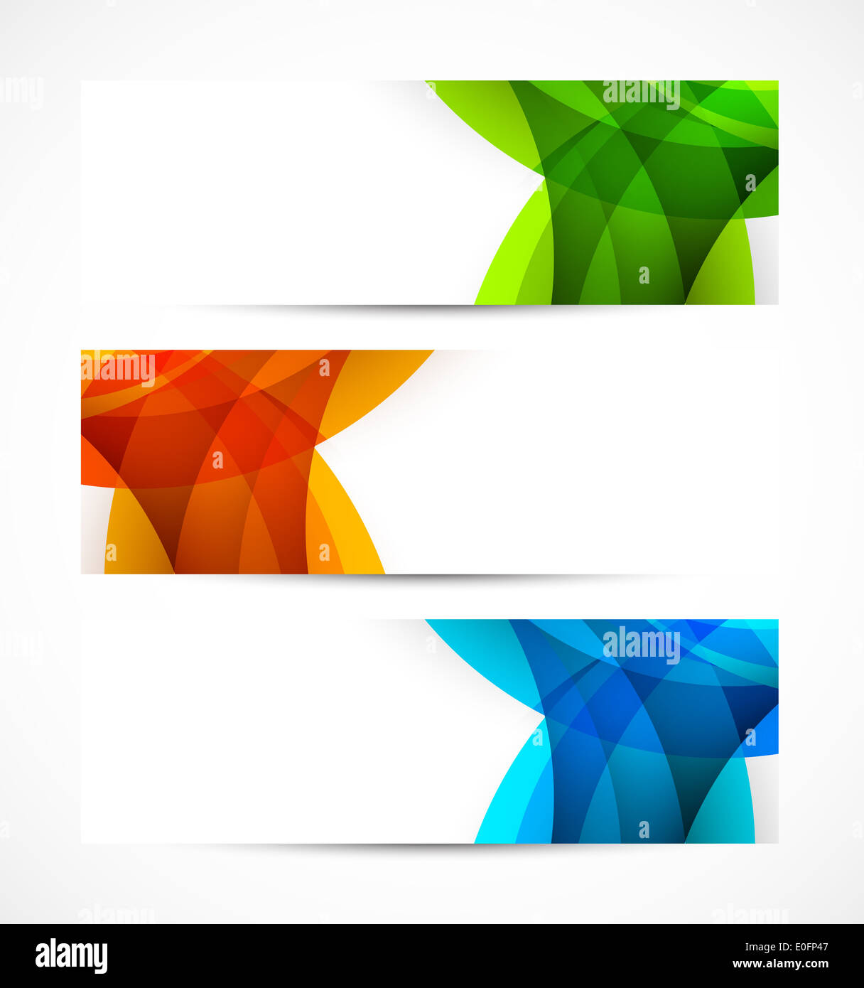 Set of banners Stock Photo - Alamy