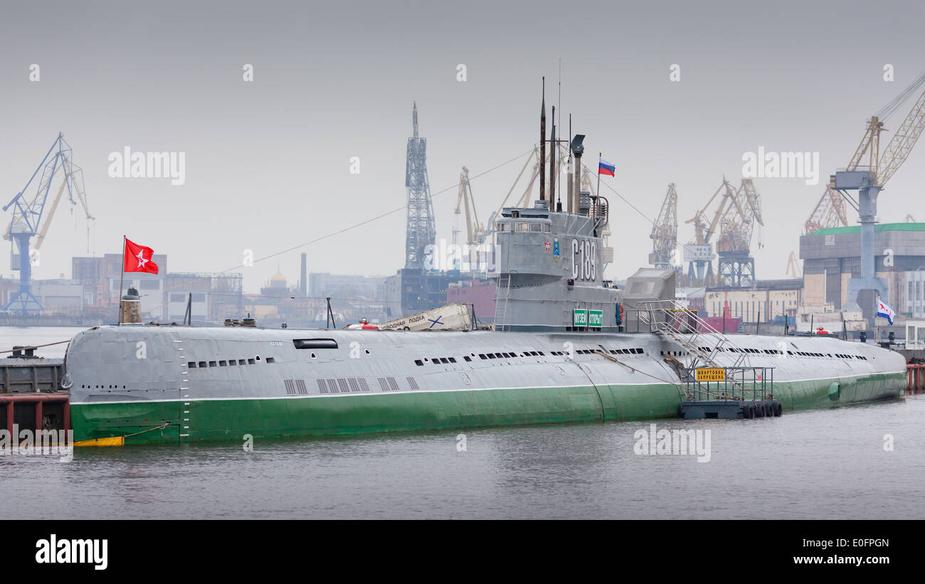 Submarine S-189 in St. Petersburg, Russia Stock Photo - Alamy