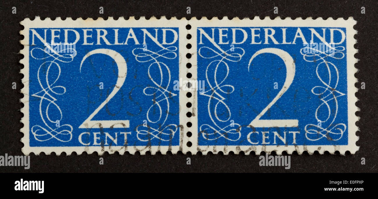 THE NETHERLANDS - CIRCA 1950: Stamps printed in the Netherlands shows ...