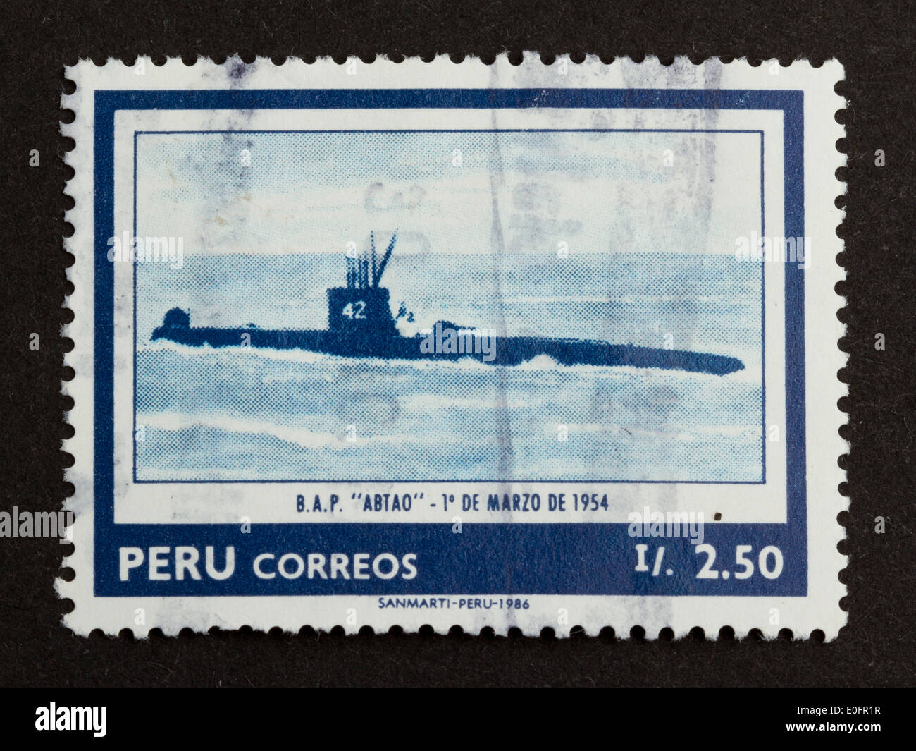 Postage stamp peru hi-res stock photography and images - Alamy