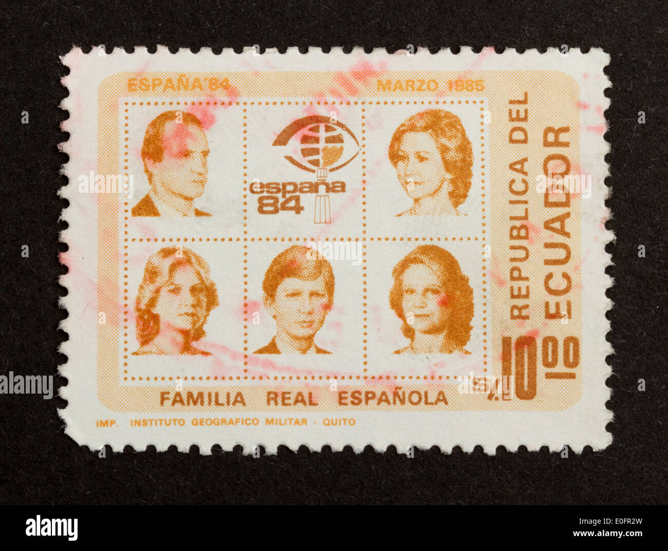 Ecuador postage stamp hi-res stock photography and images - Alamy