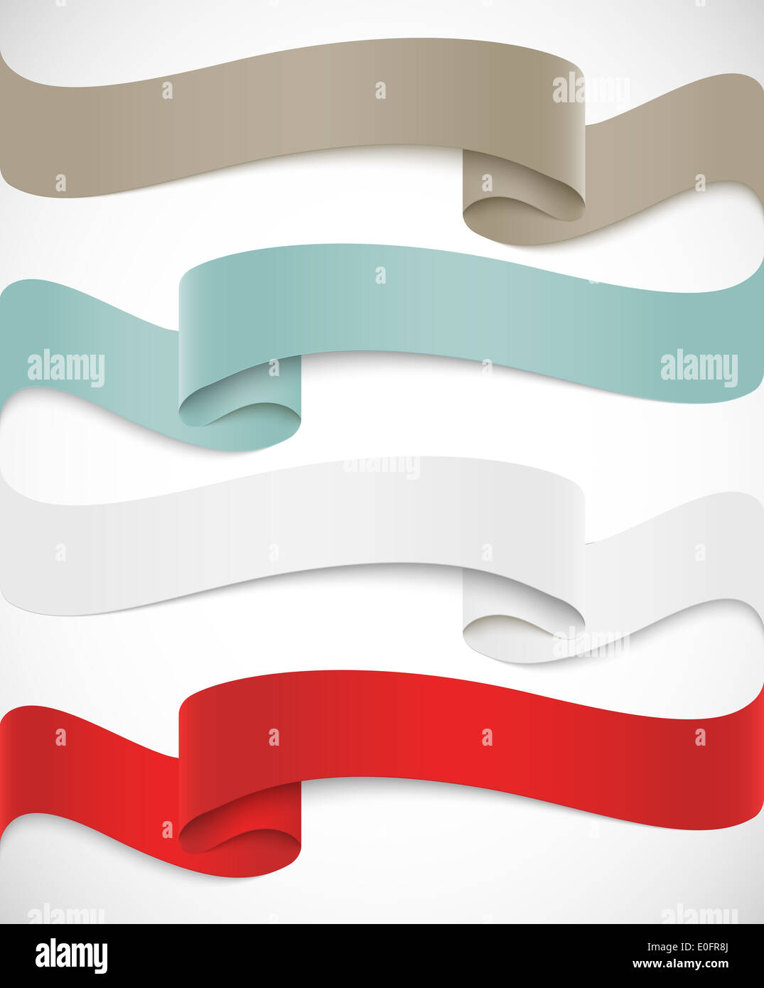 Set of ribbons Stock Photo - Alamy