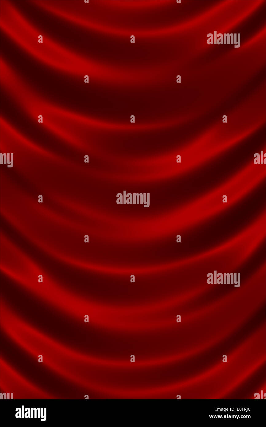 red shiny silk texture close up. illustration Stock Photo - Alamy