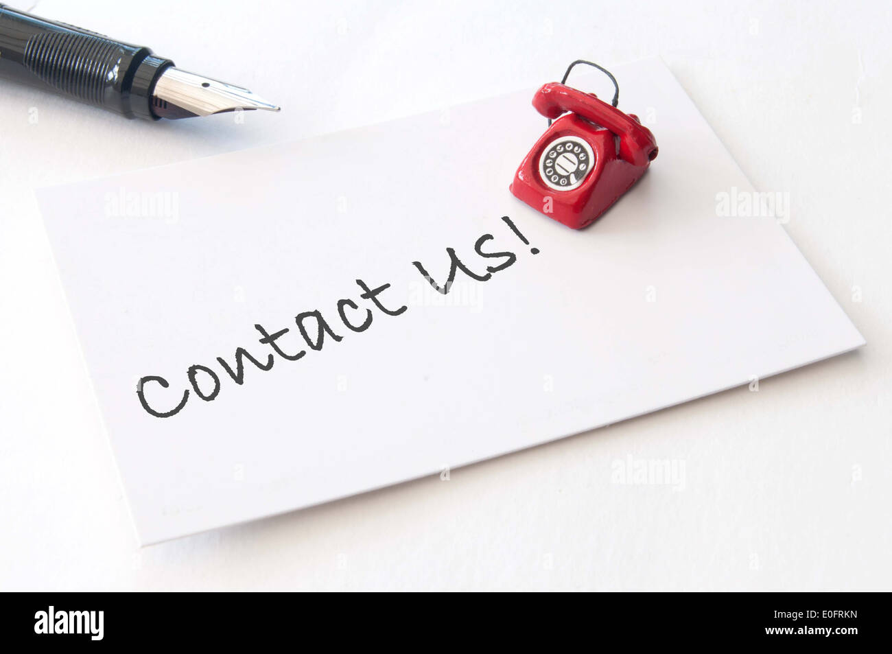 Service contact card hi-res stock photography and images - Alamy