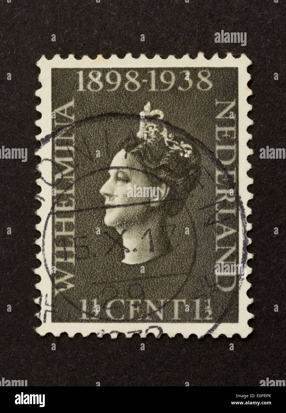HOLLAND - CIRCA 1950: Stamp printed in the Netherlands shows a picture ...