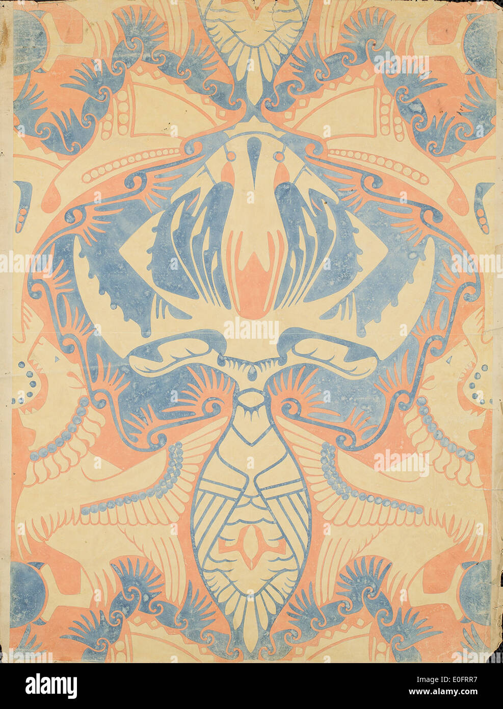 Wallpaper patterns 1900s hi-res stock photography and images - Alamy