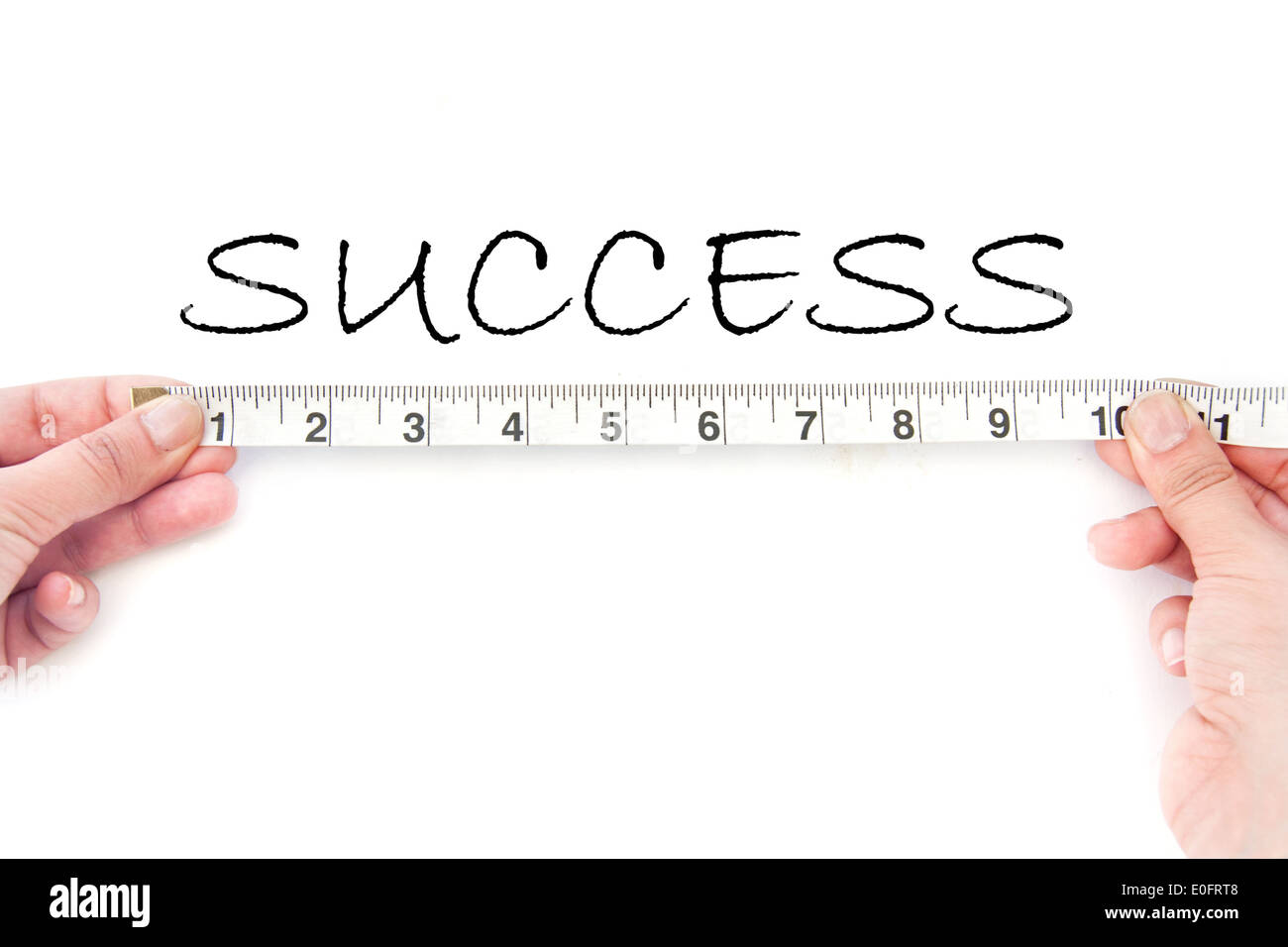 Measuring success concept hi-res stock photography and images - Alamy