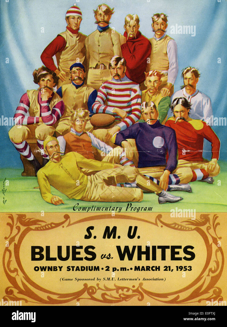 Vintage college football game hi-res stock photography and images - Alamy