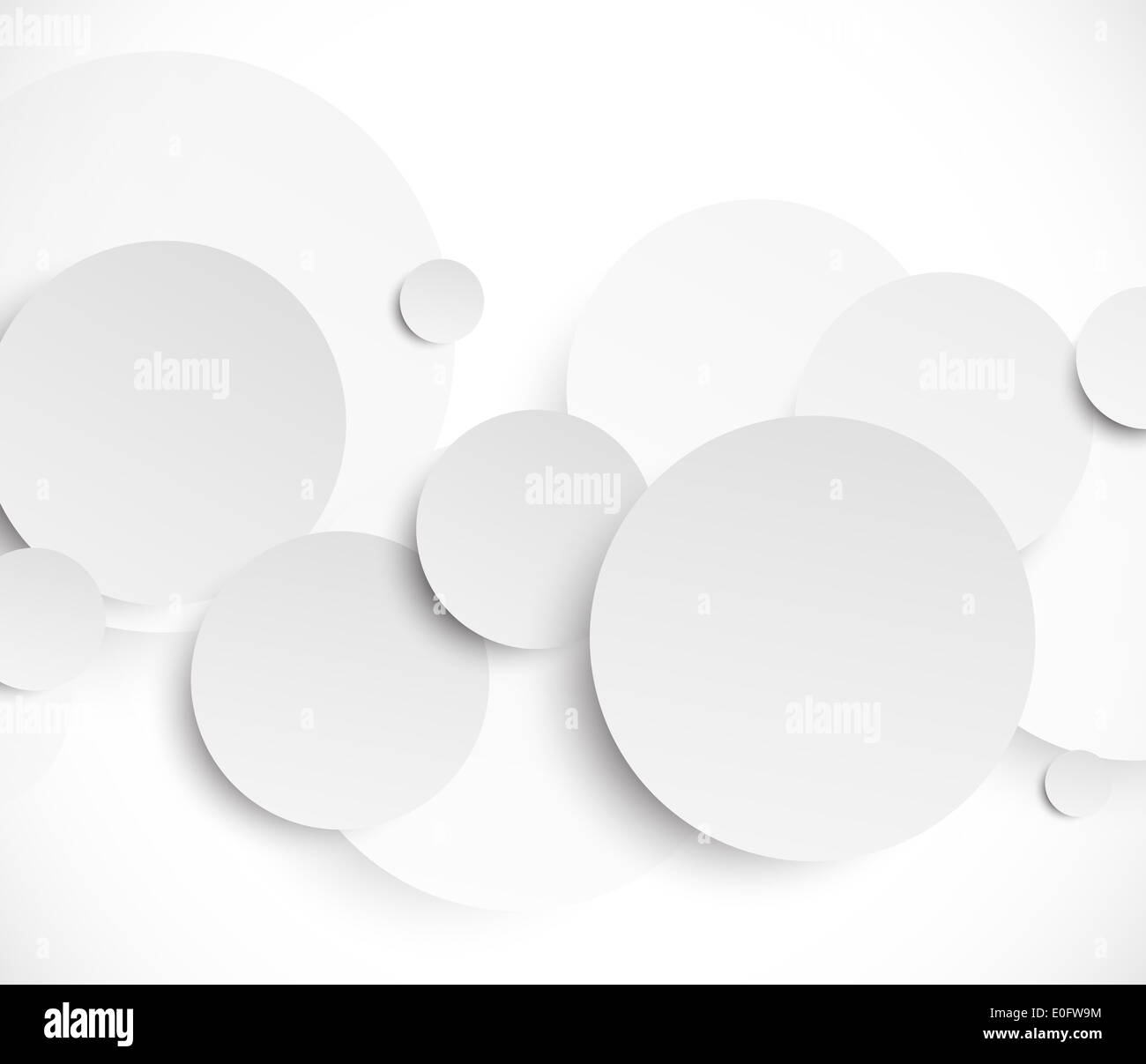 Abstract background with paper circles Stock Photo - Alamy