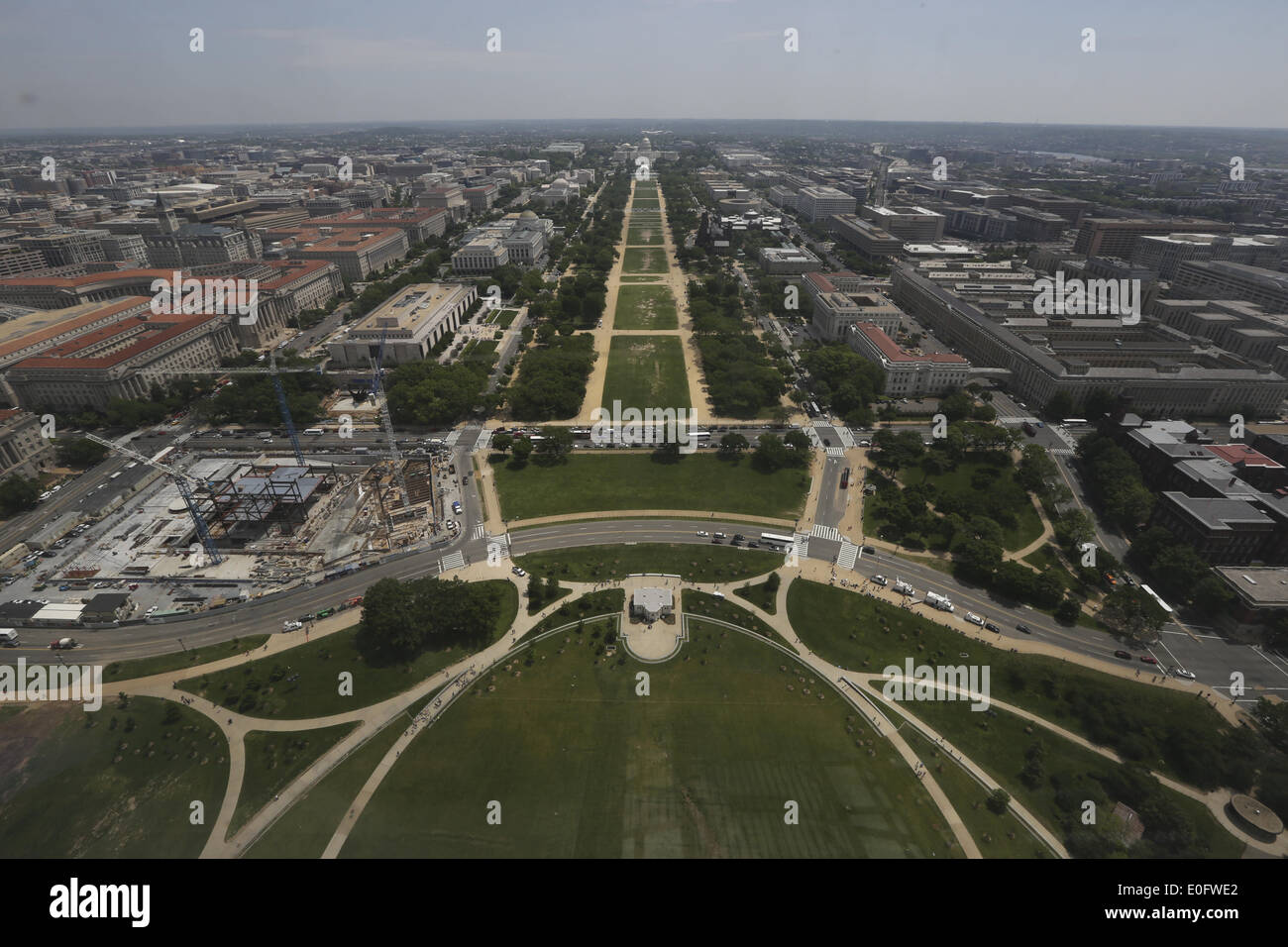 View from top washington monument hi-res stock photography and images ...