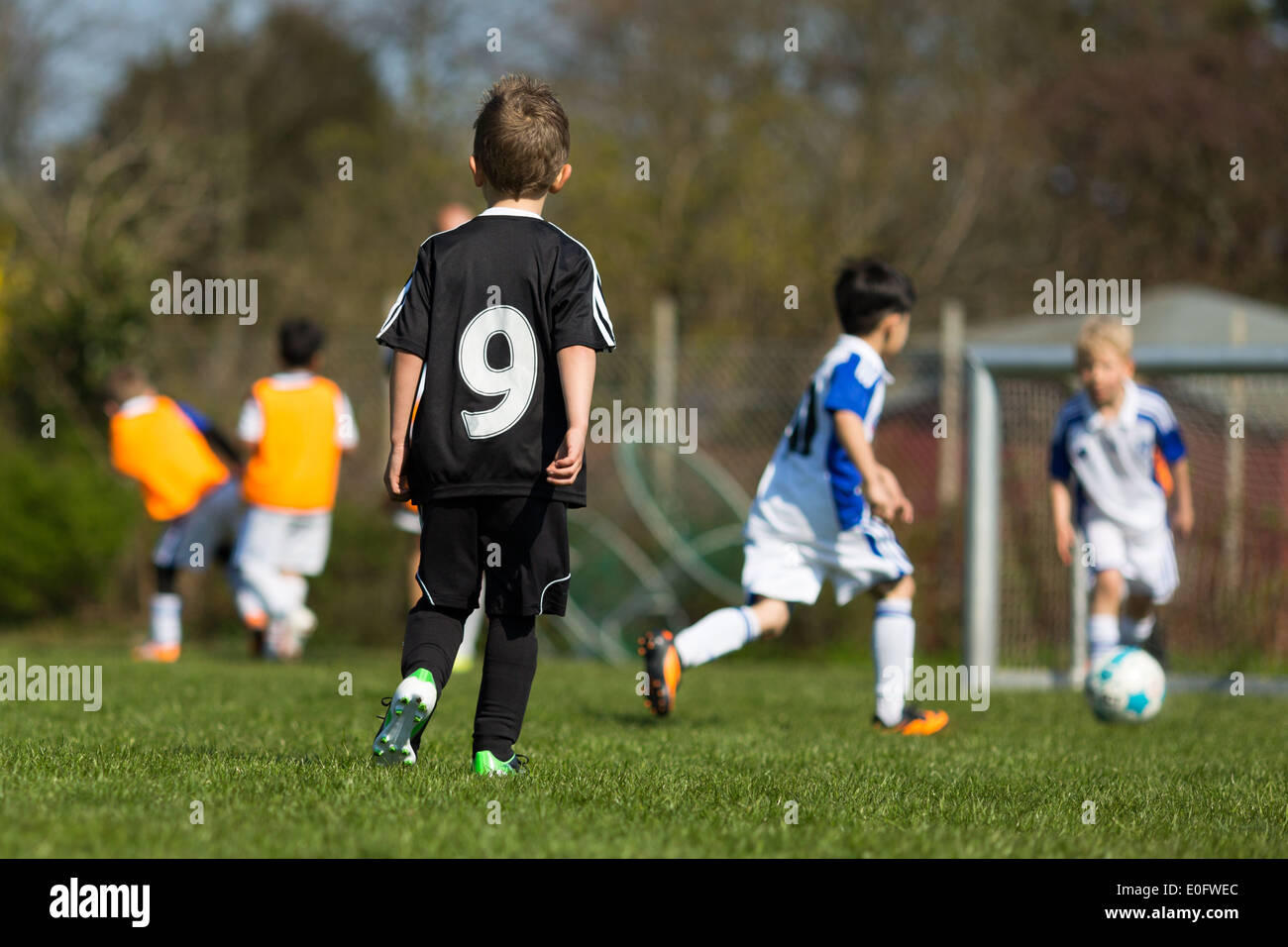 Kids Playing Soccer High Resolution Stock Photography and Images - Alamy