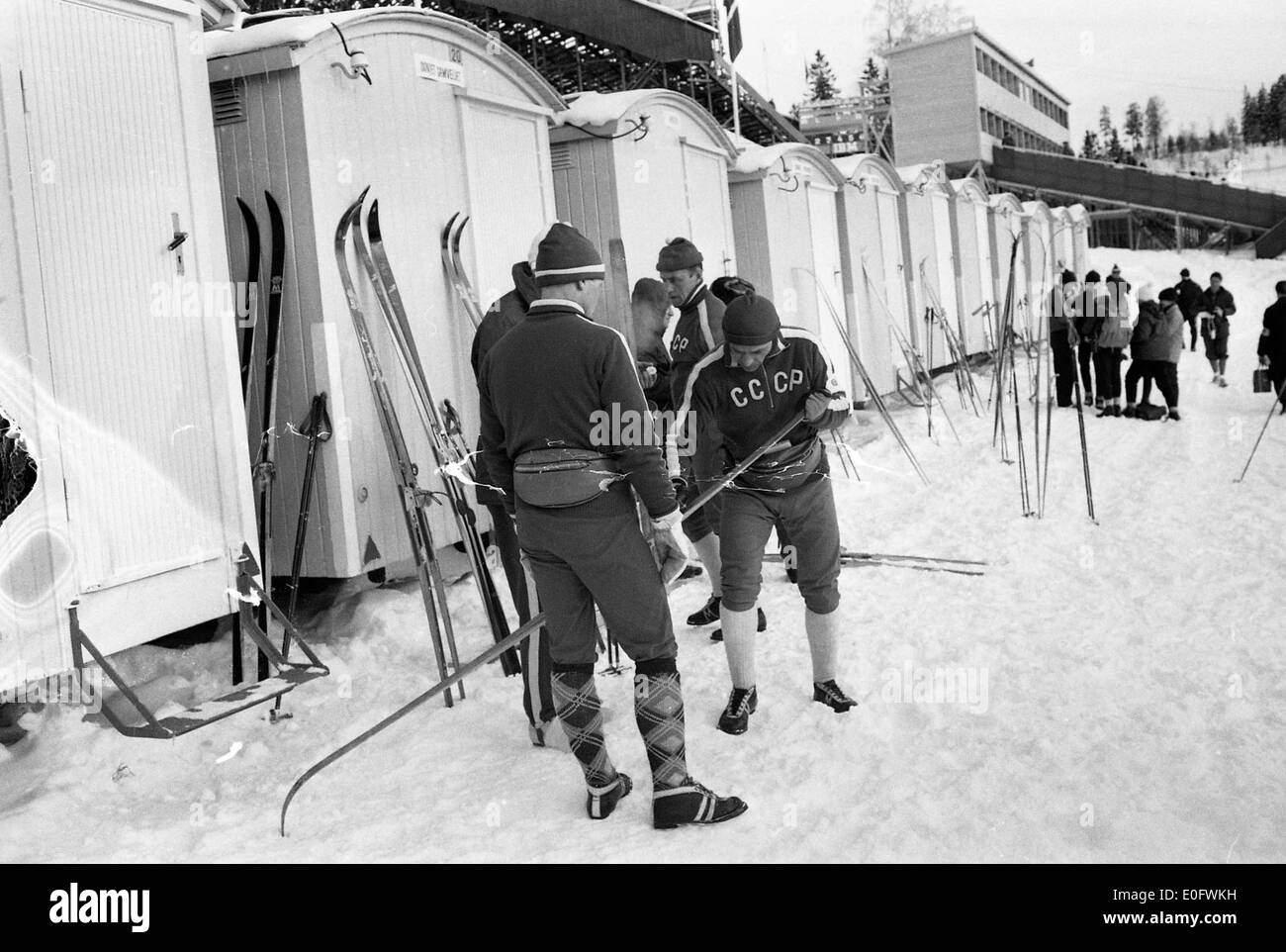 Soviet ski Black and White Stock Photos & Images - Alamy
