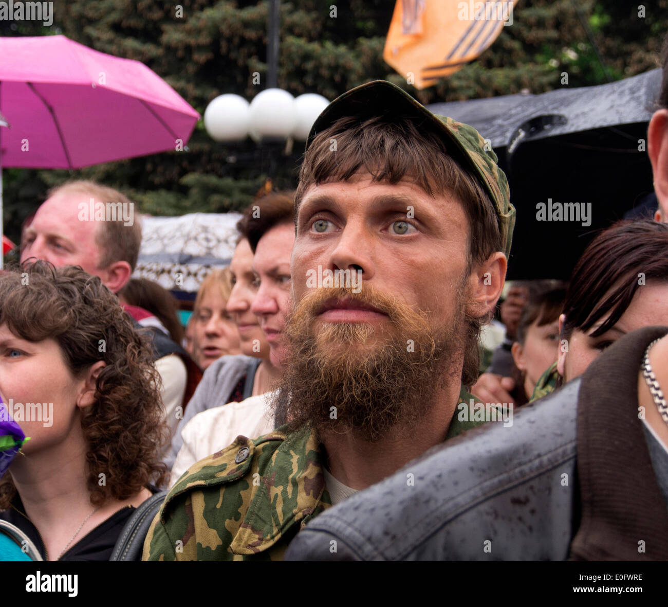 People attend celebrations of what pro-Russian activists claimed ...