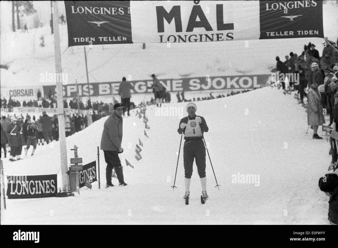 Soviet skiing Black and White Stock Photos & Images - Alamy