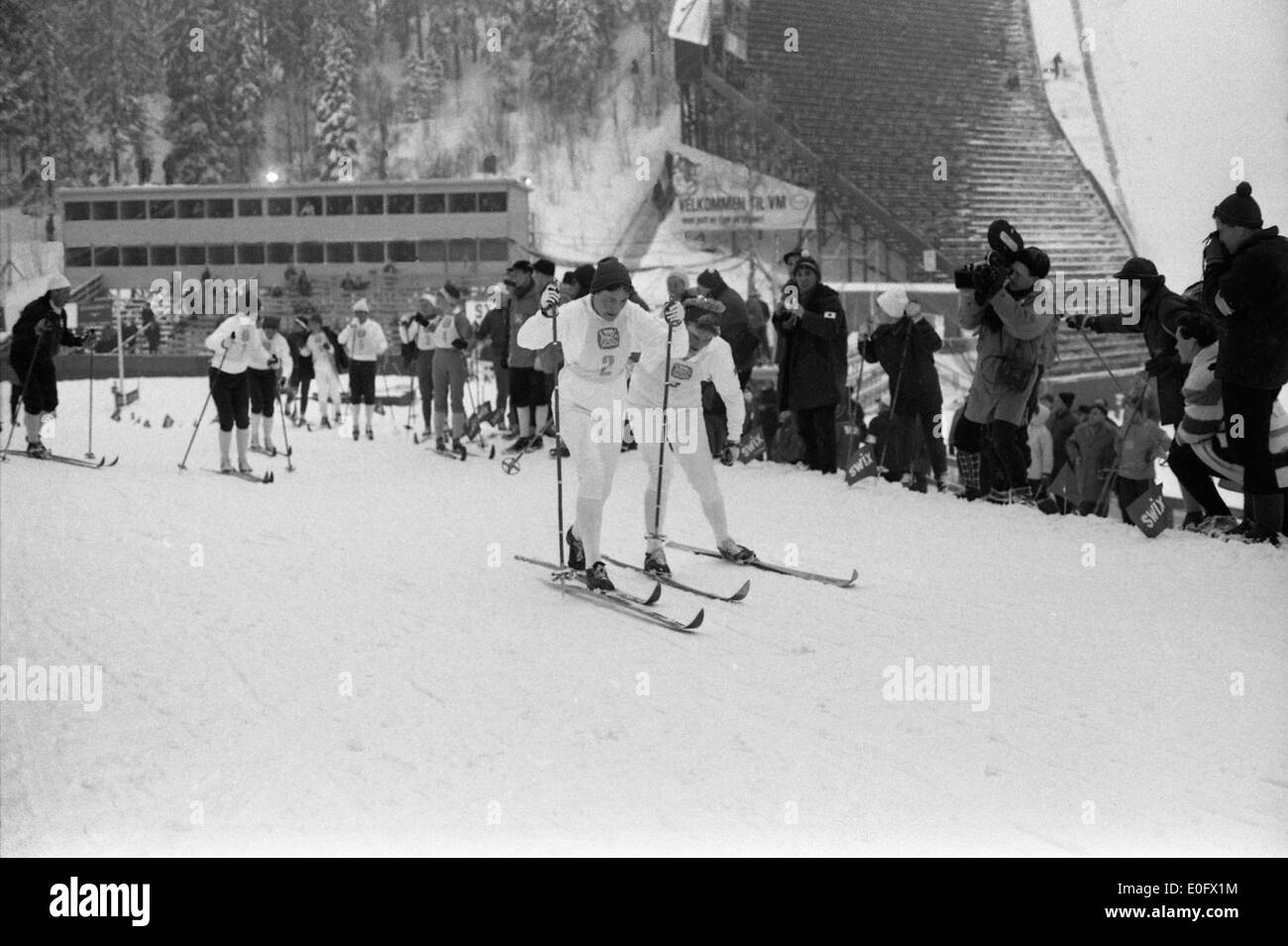 This title references a relay race in Norway, where teams participate ...