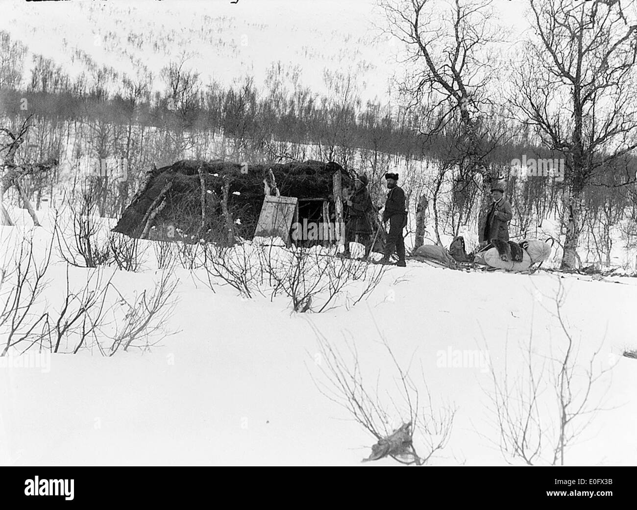 Sami people norway Black and White Stock Photos & Images - Alamy
