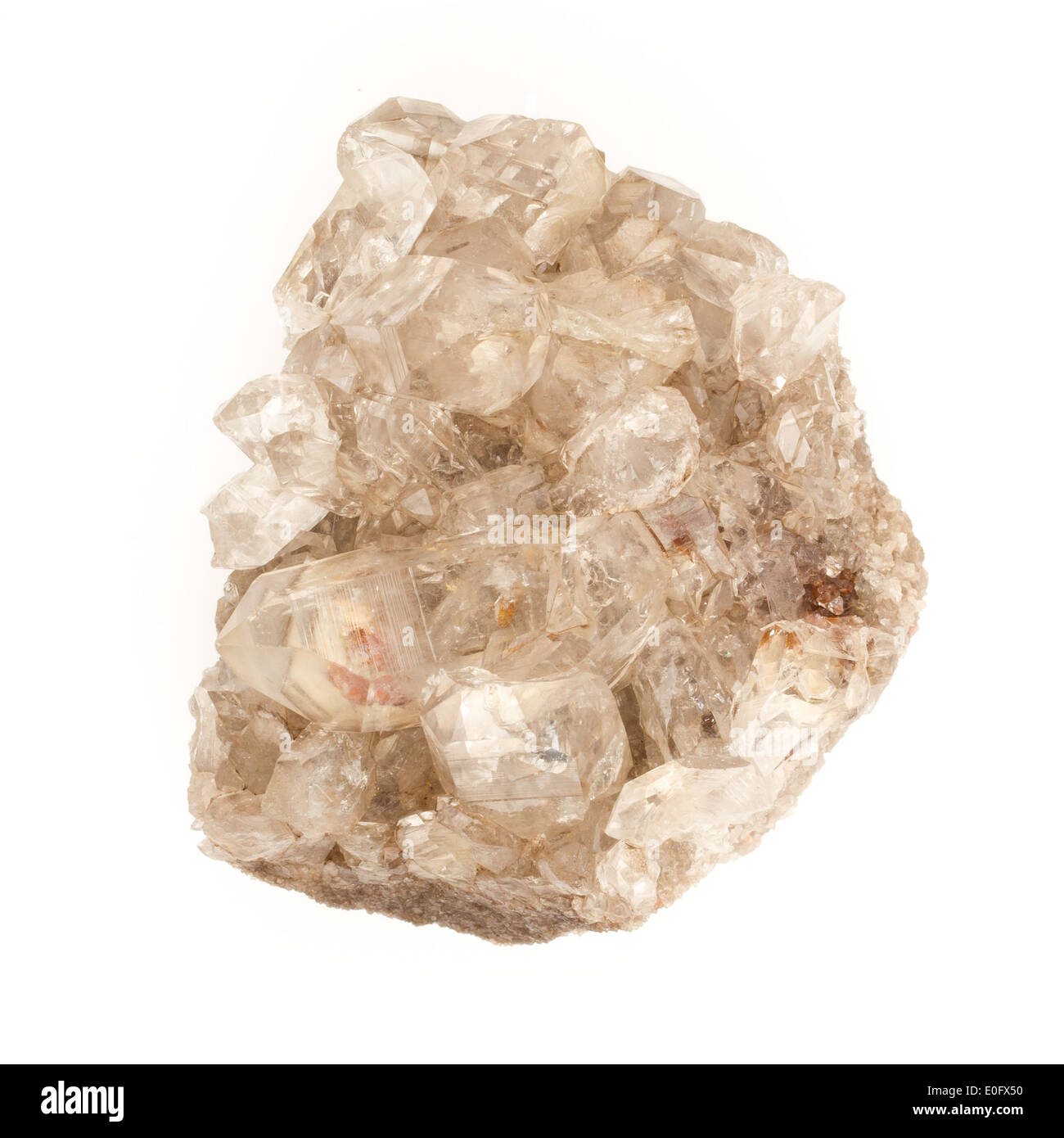 Amethyst cluster isolated on a white background Stock Photo - Alamy