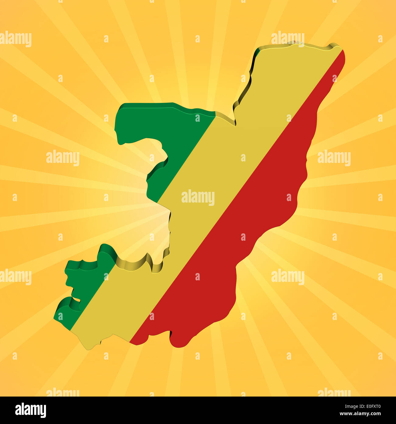 Congo map hi-res stock photography and images - Alamy