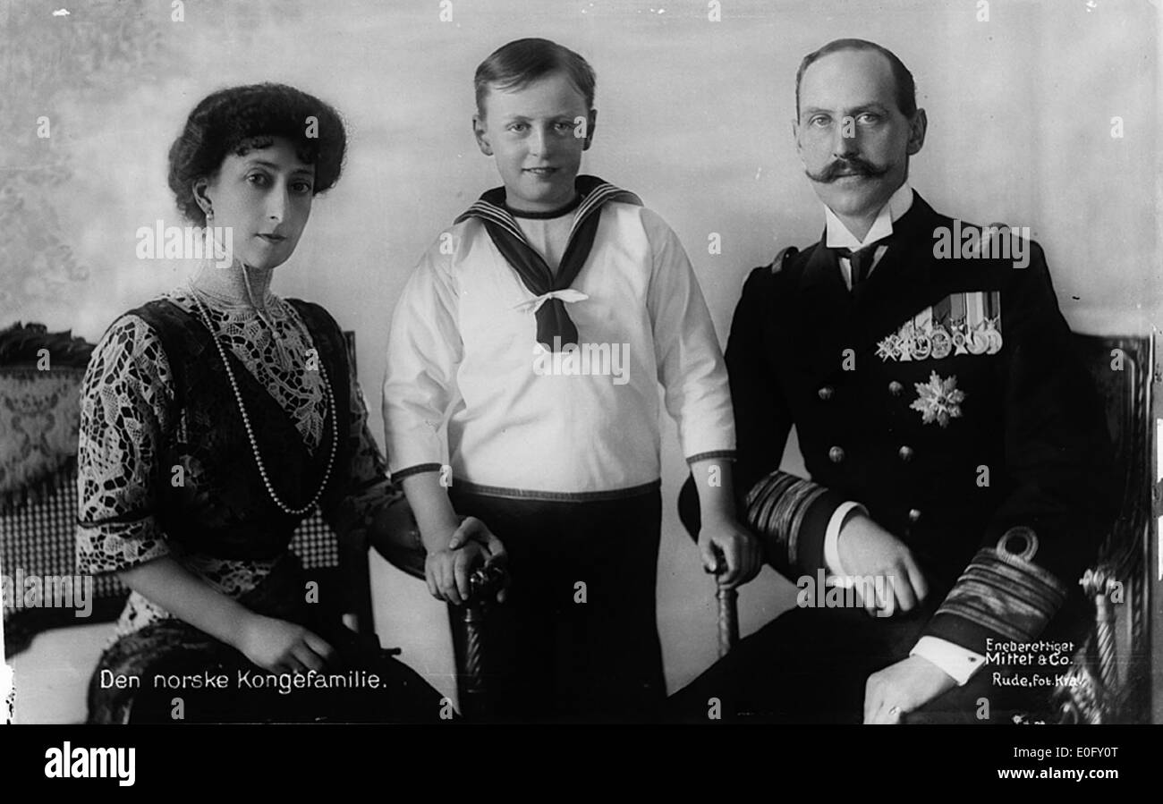 Olav v of norway Black and White Stock Photos & Images - Alamy