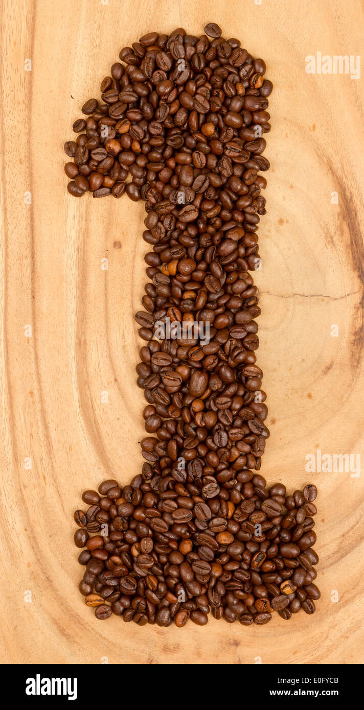 Number From Coffee Beans High Resolution Stock Photography and Images ...