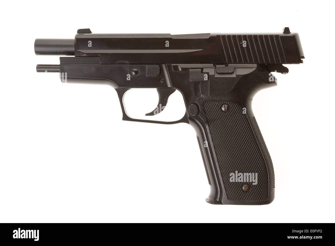 Automatic gun Cut Out Stock Images & Pictures - Alamy