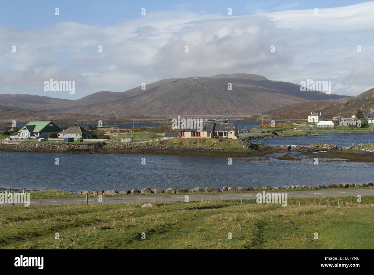 Leverburgh waterfront Isle of Harris Scotland May 2014 Stock Photo - Alamy