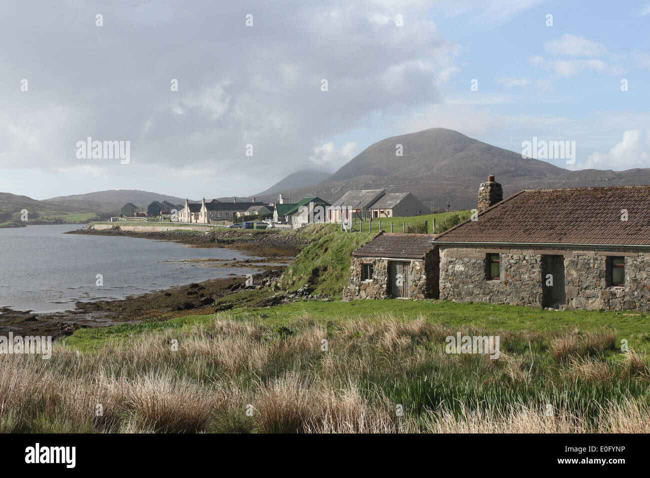 Leverburgh waterfront Isle of Harris Scotland May 2014 Stock Photo - Alamy