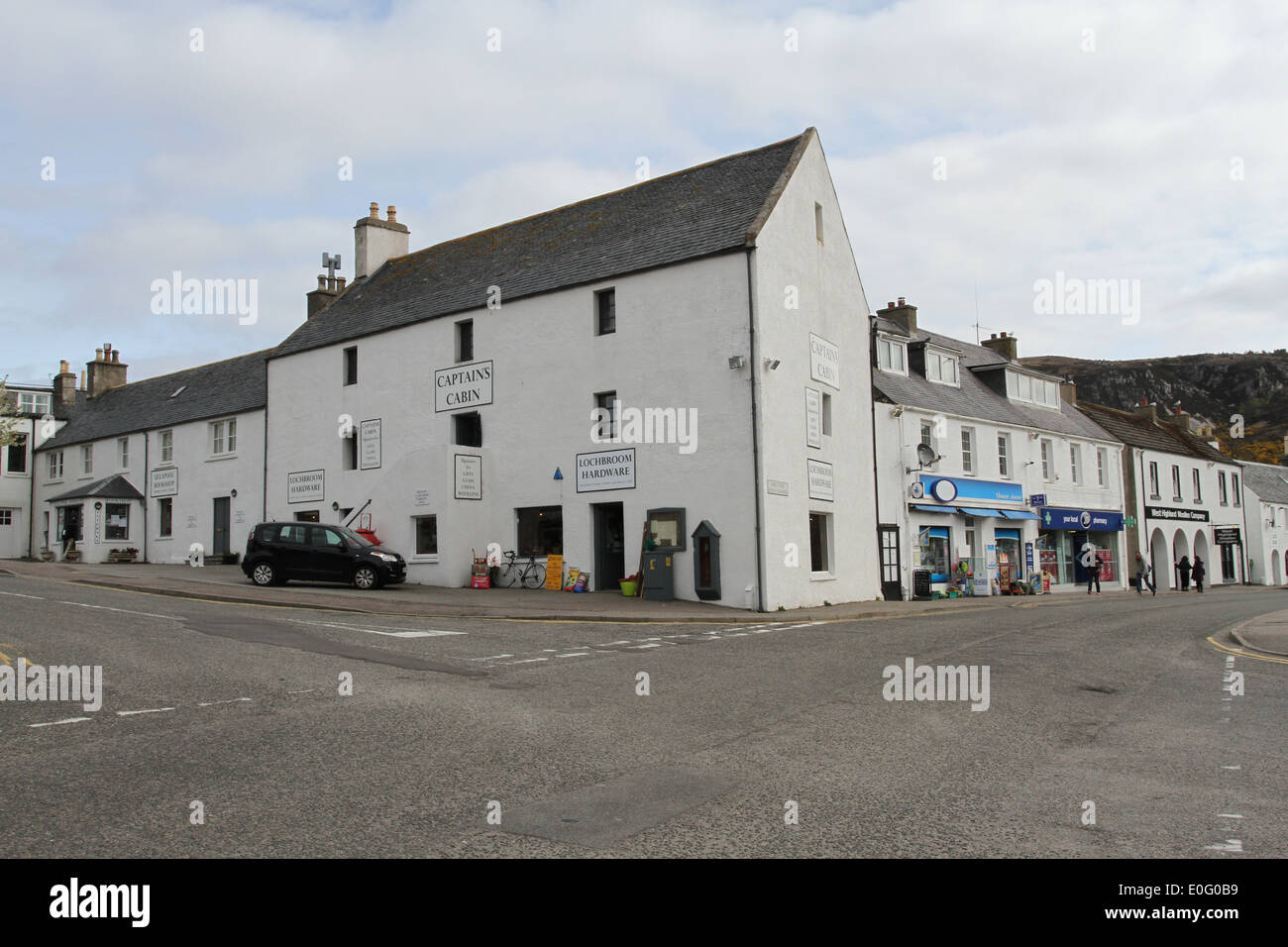 Ullapool street scene Scotland May 2014 Stock Photo - Alamy