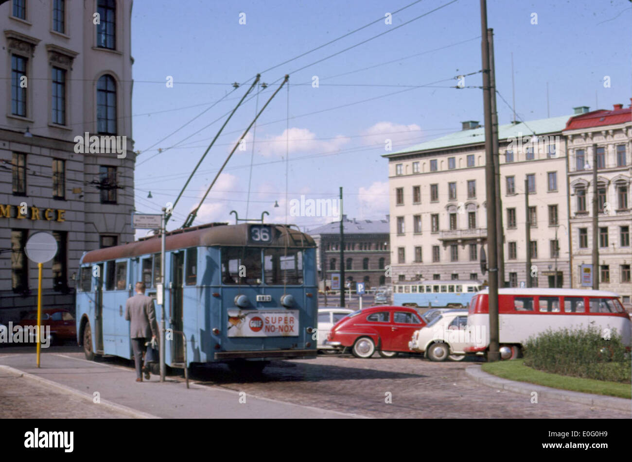 Vintage trolley bus hi-res stock photography and images - Alamy