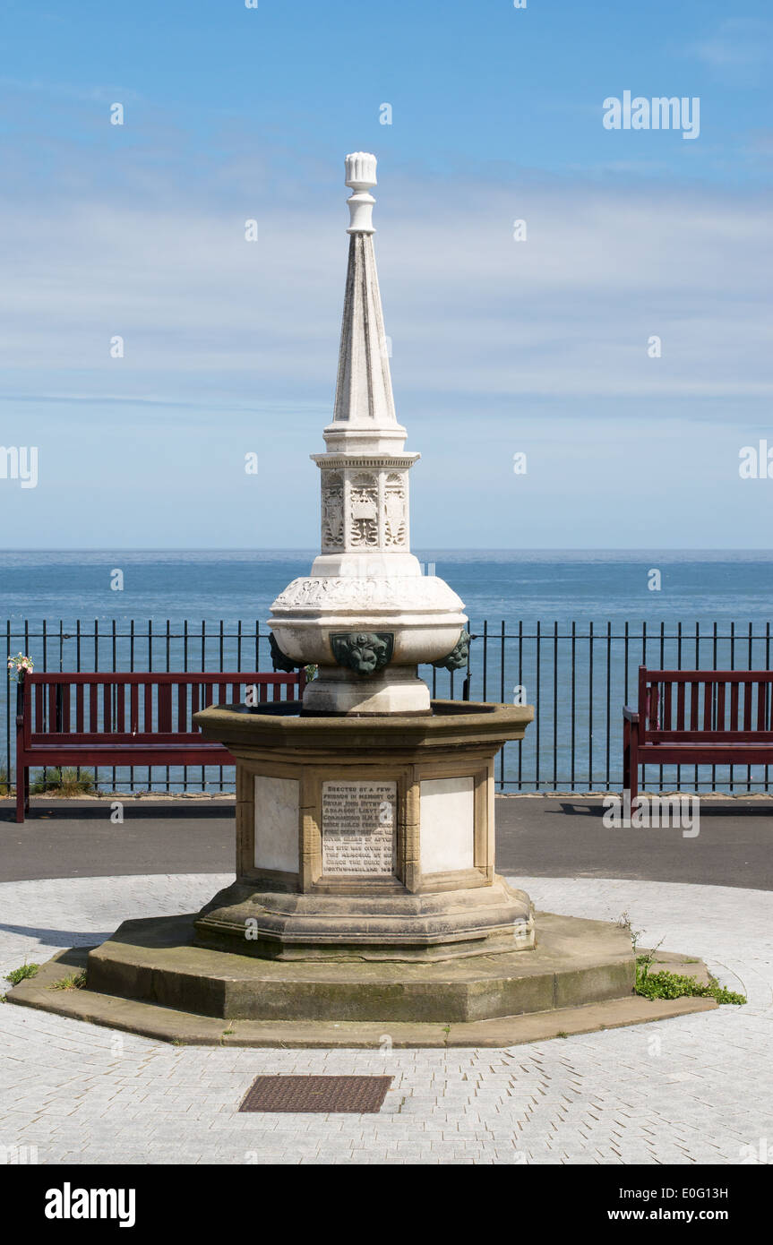 The Adamson Memorial drinking fountain Cullercoats north east England ...