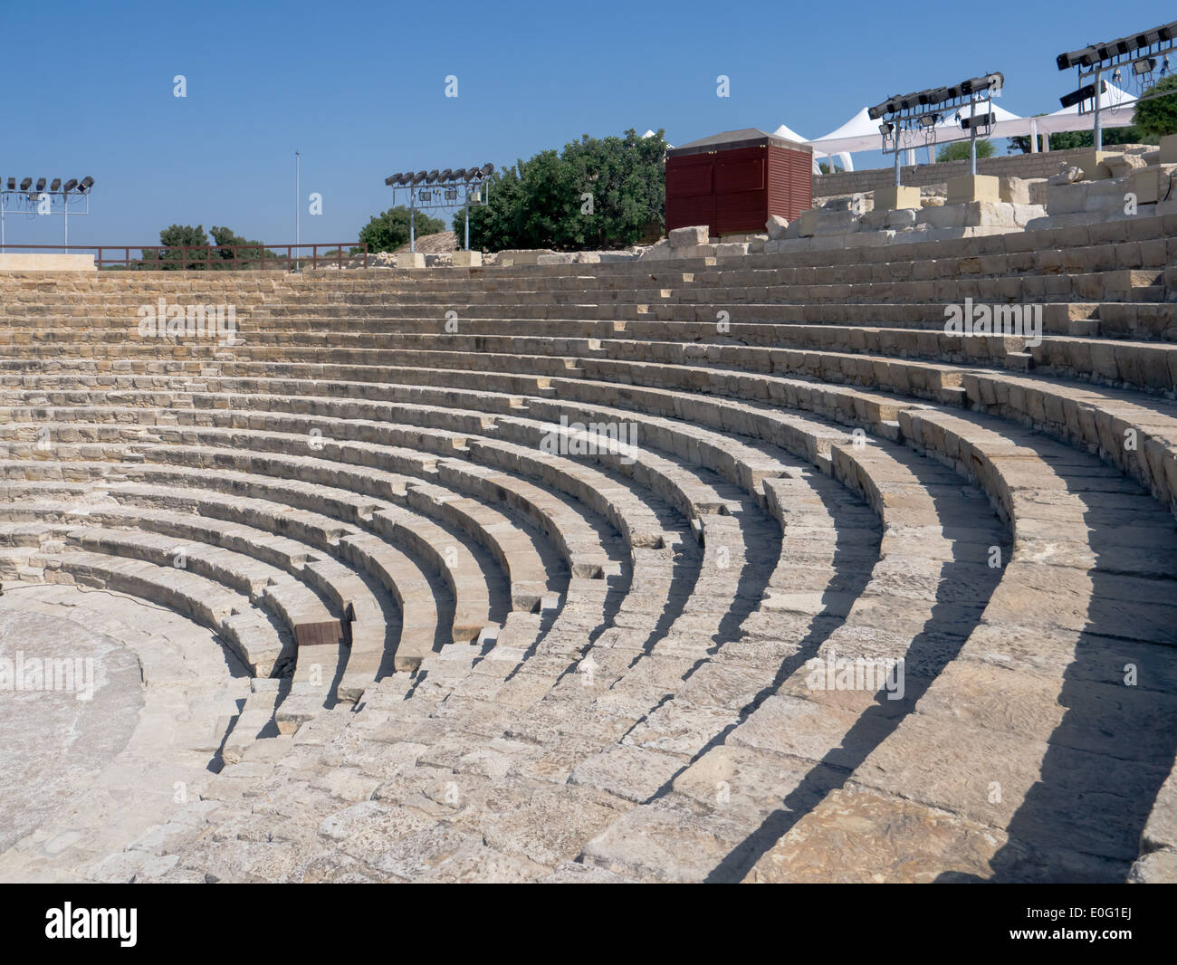 The Ancient Amphitheater at Curium, Cyprus Stock Photo - Alamy