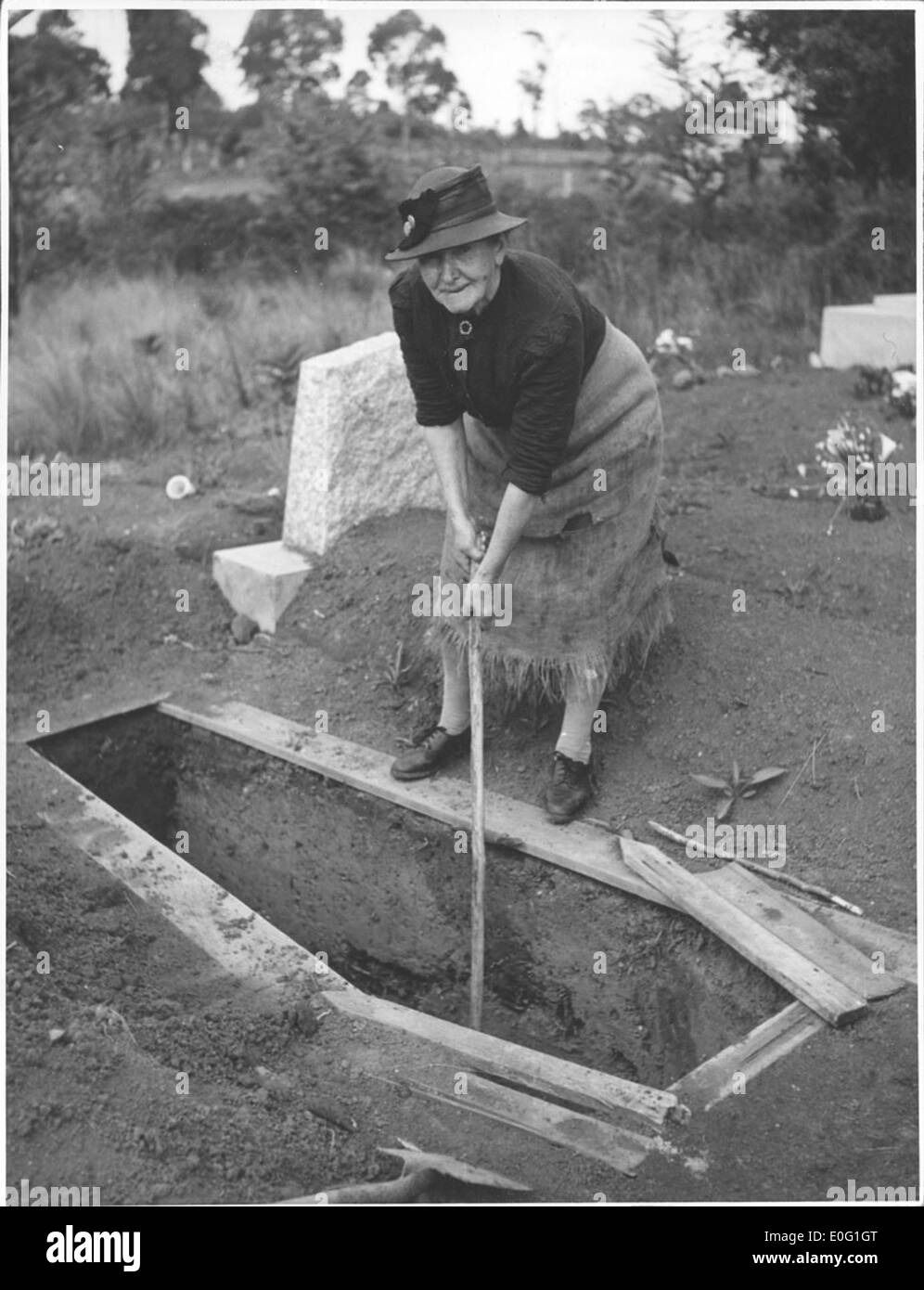 Grave digger hi-res stock photography and images - Alamy