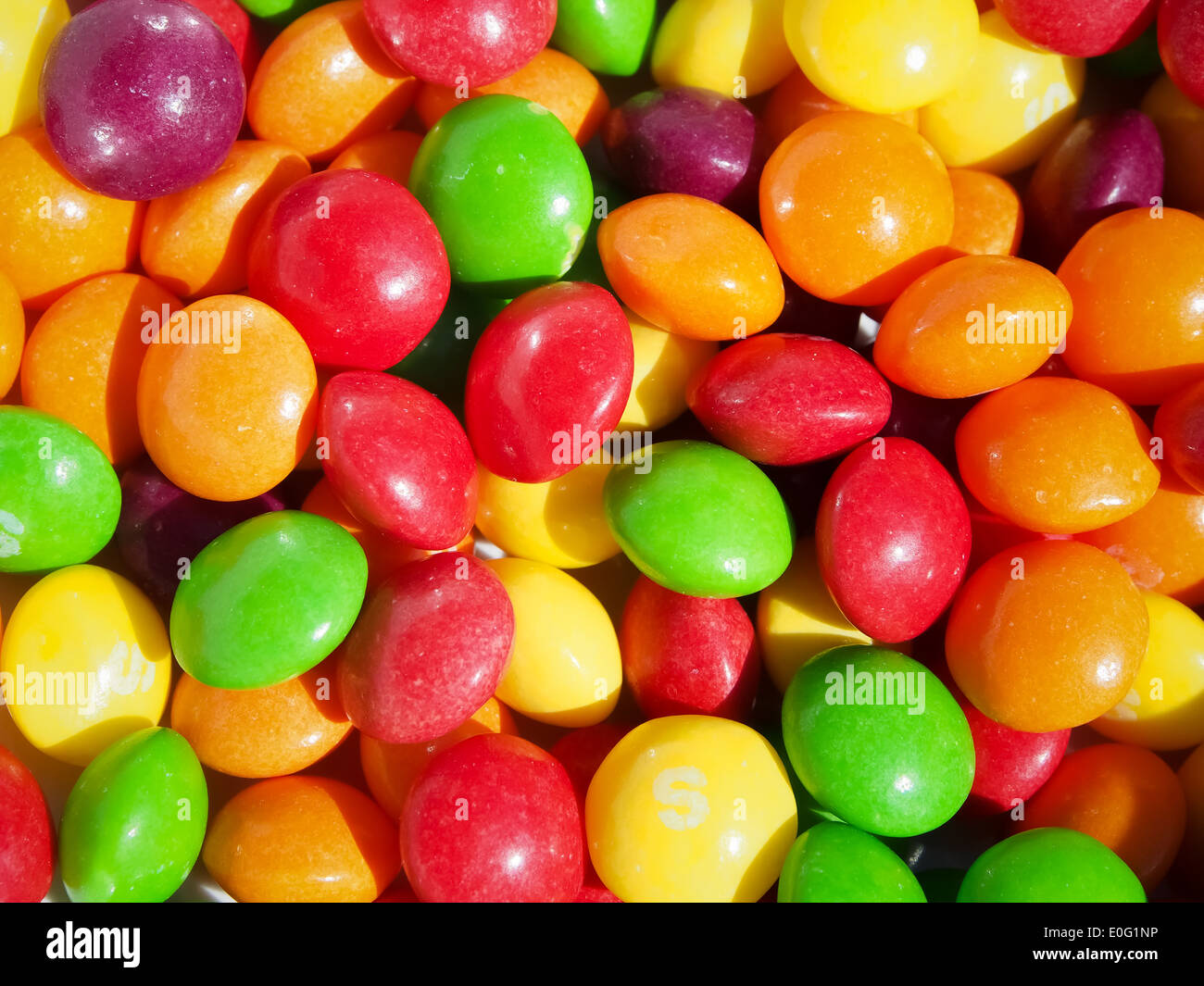 A selection of Colourful sweets Stock Photo - Alamy