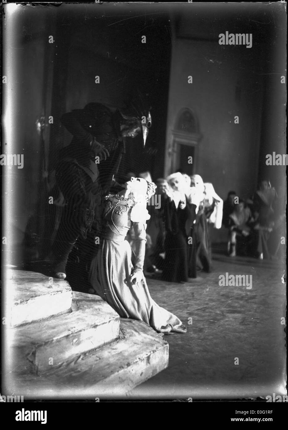 A performance photo of Dimitri Rostoff as Malatesta and Lubov ...