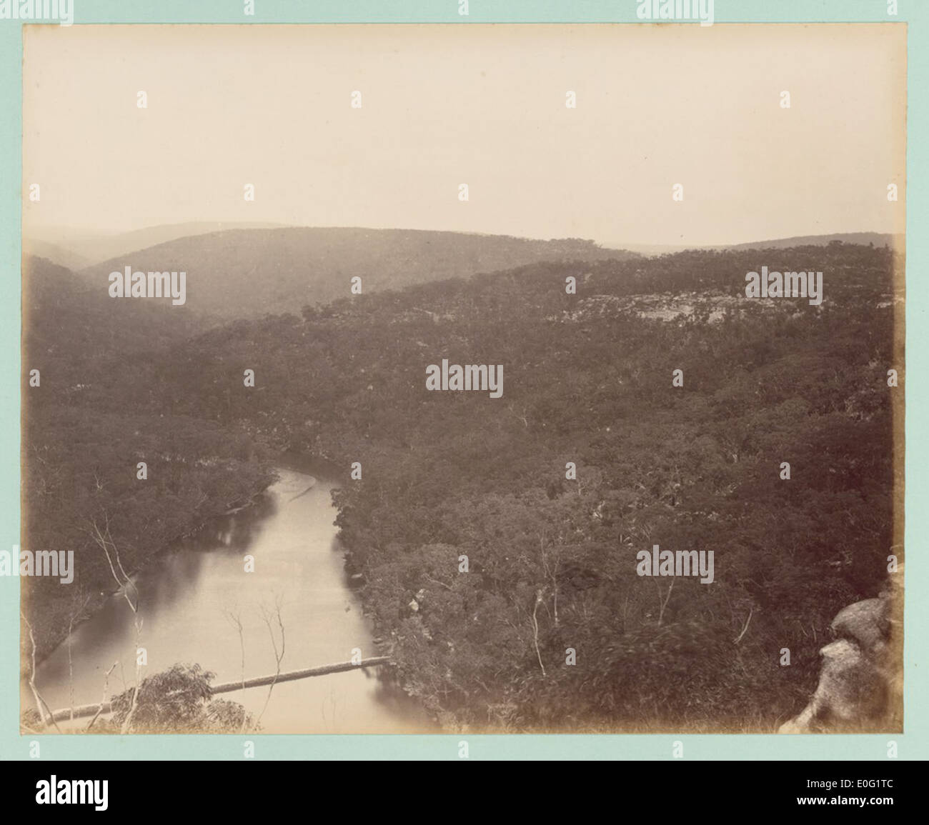 This photograph shows a training wall along the Port Hacking River in ...
