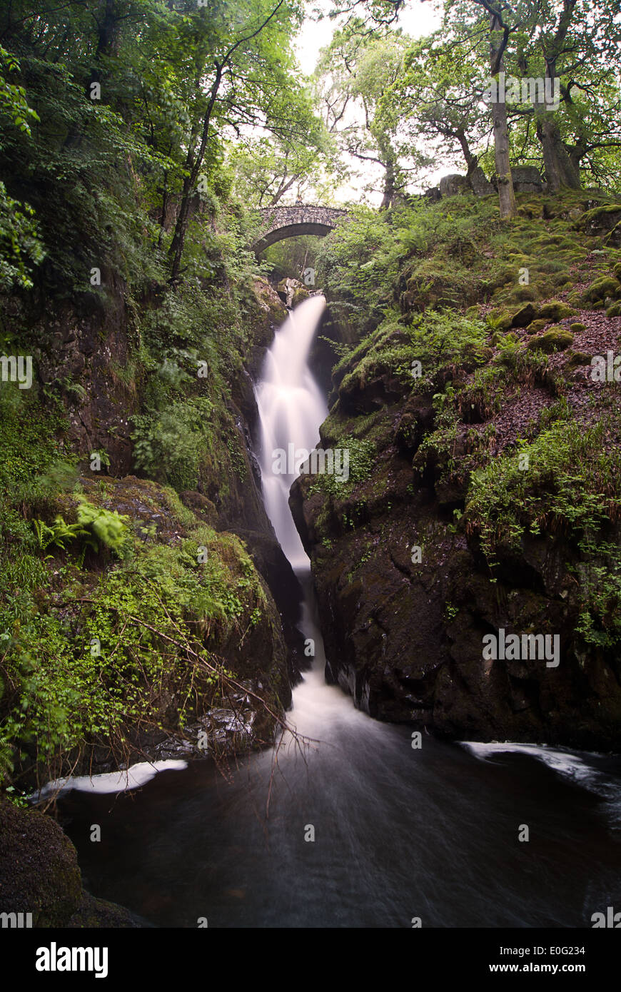 Aira Force Waterfall Stock Photo - Alamy