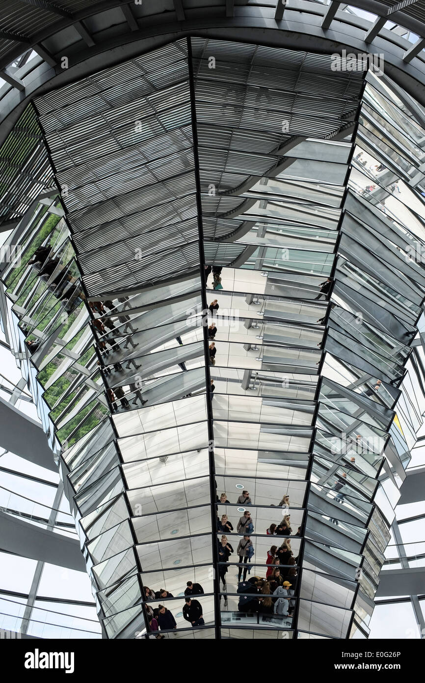 Glass dome of the Reichstag Berlin Germany Stock Photo - Alamy