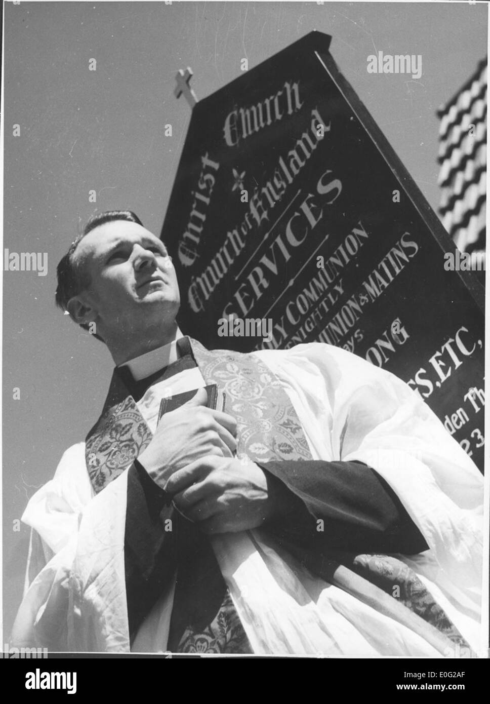 Australian anglican church Black and White Stock Photos & Images - Alamy