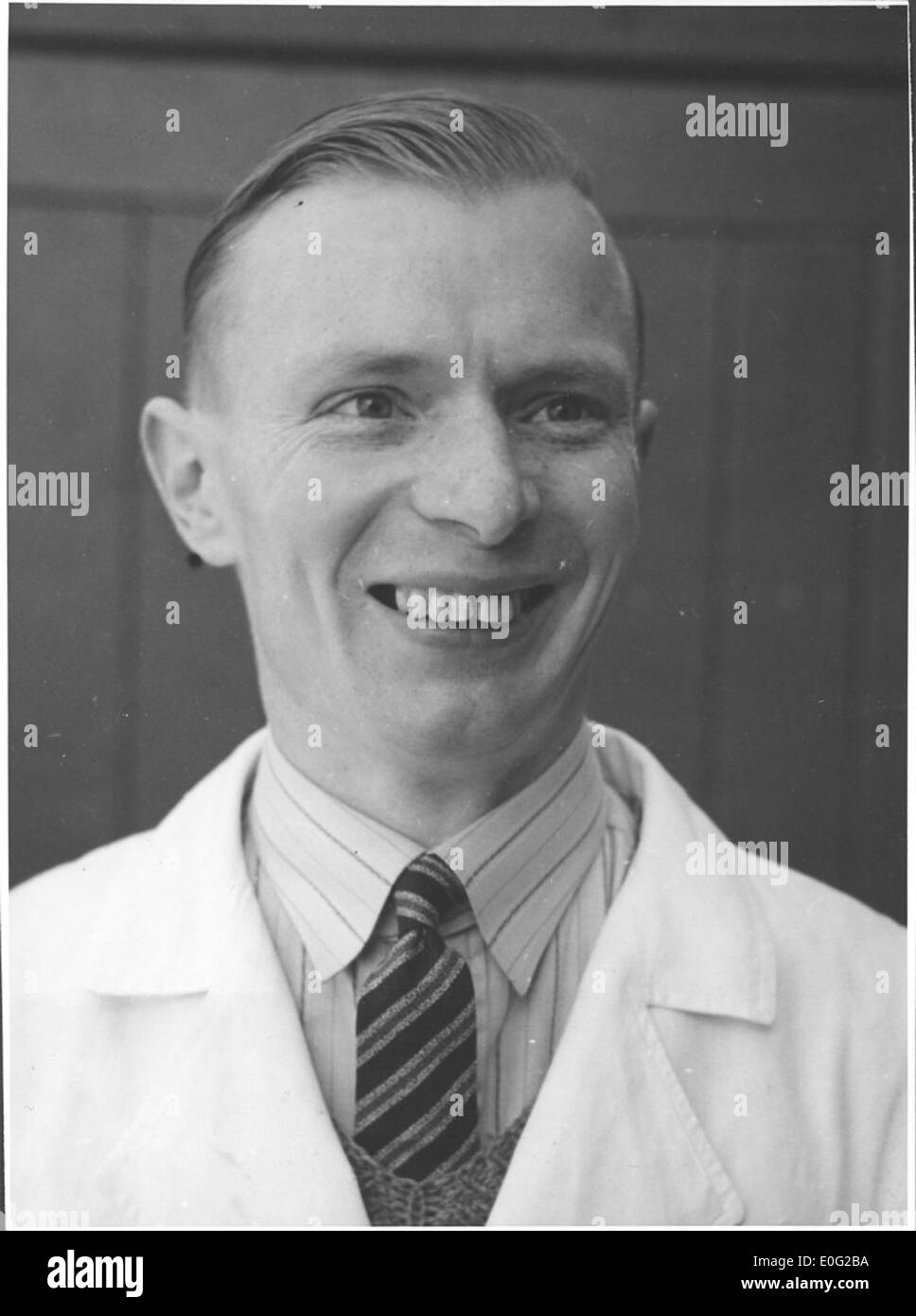 A portrait of Arthur Beeching, a technologist at Drouin's co-operative ...