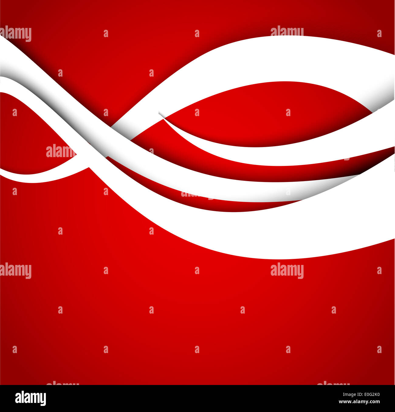Abstract red background with white waves Stock Photo - Alamy