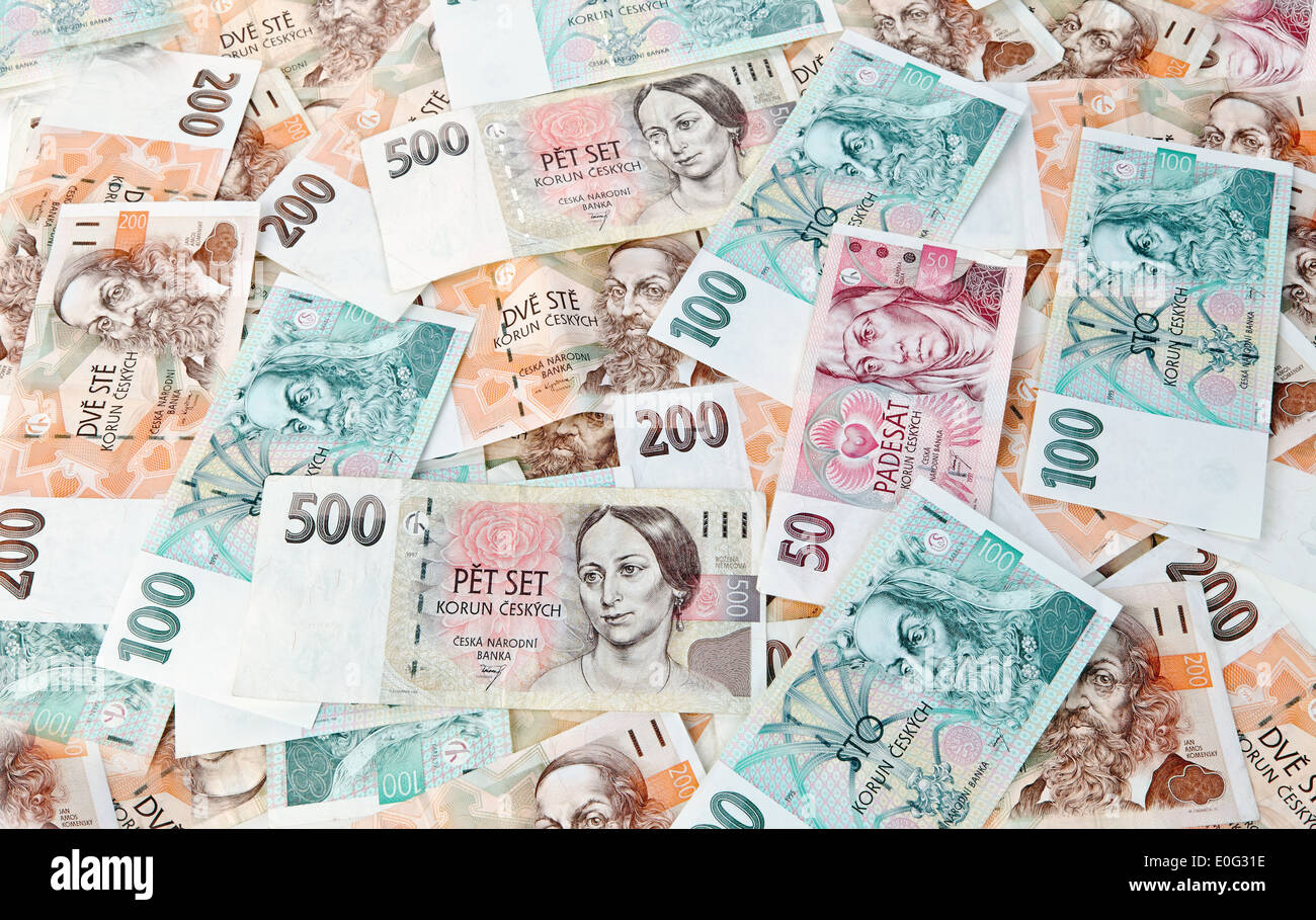 Tschechische banknote hi-res stock photography and images - Alamy