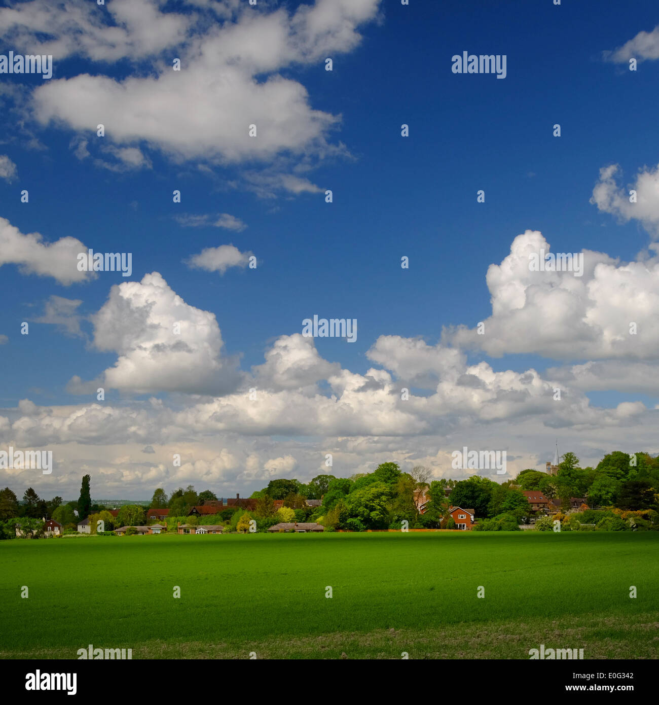 Pitstone Village near Ivinghoe Hills Stock Photo - Alamy