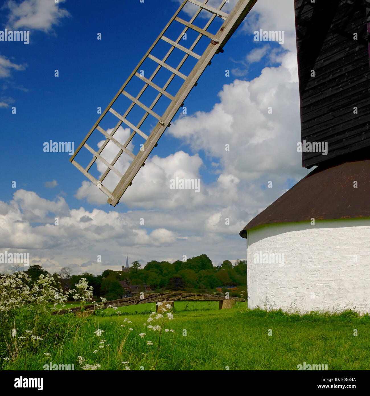 Pitstone Windmill near Ivinghoe Hills Stock Photo - Alamy