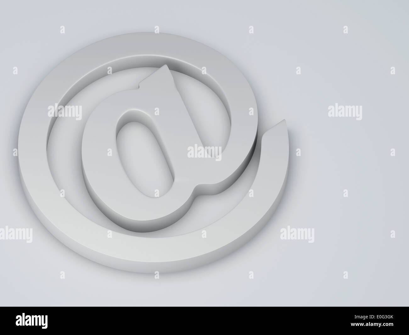 image of e mail sign. 3d illustration Stock Photo - Alamy